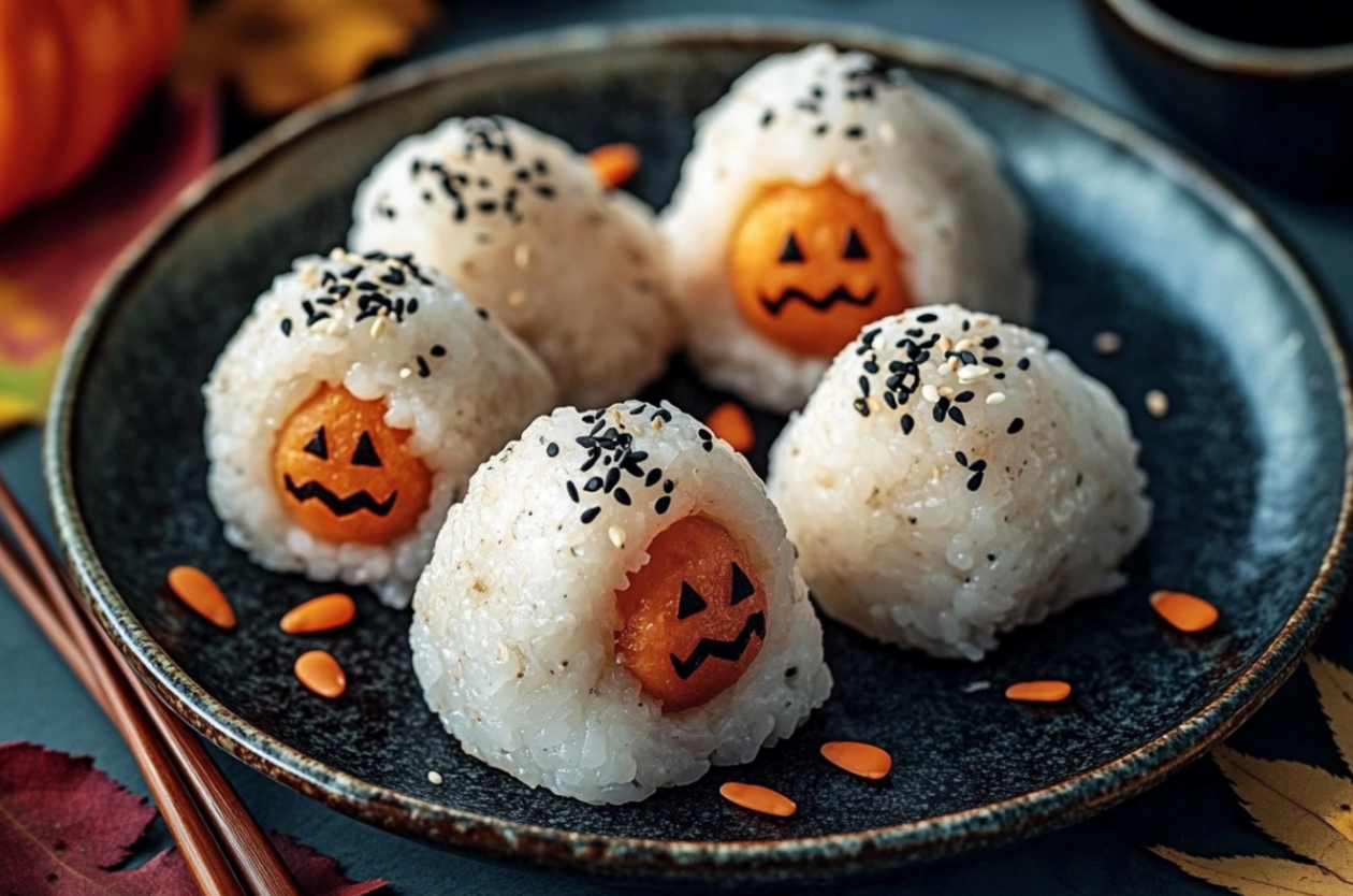 Spooky Onigiri d'Halloween: Easy, Fun, and Healthy Halloween Rice Balls ...