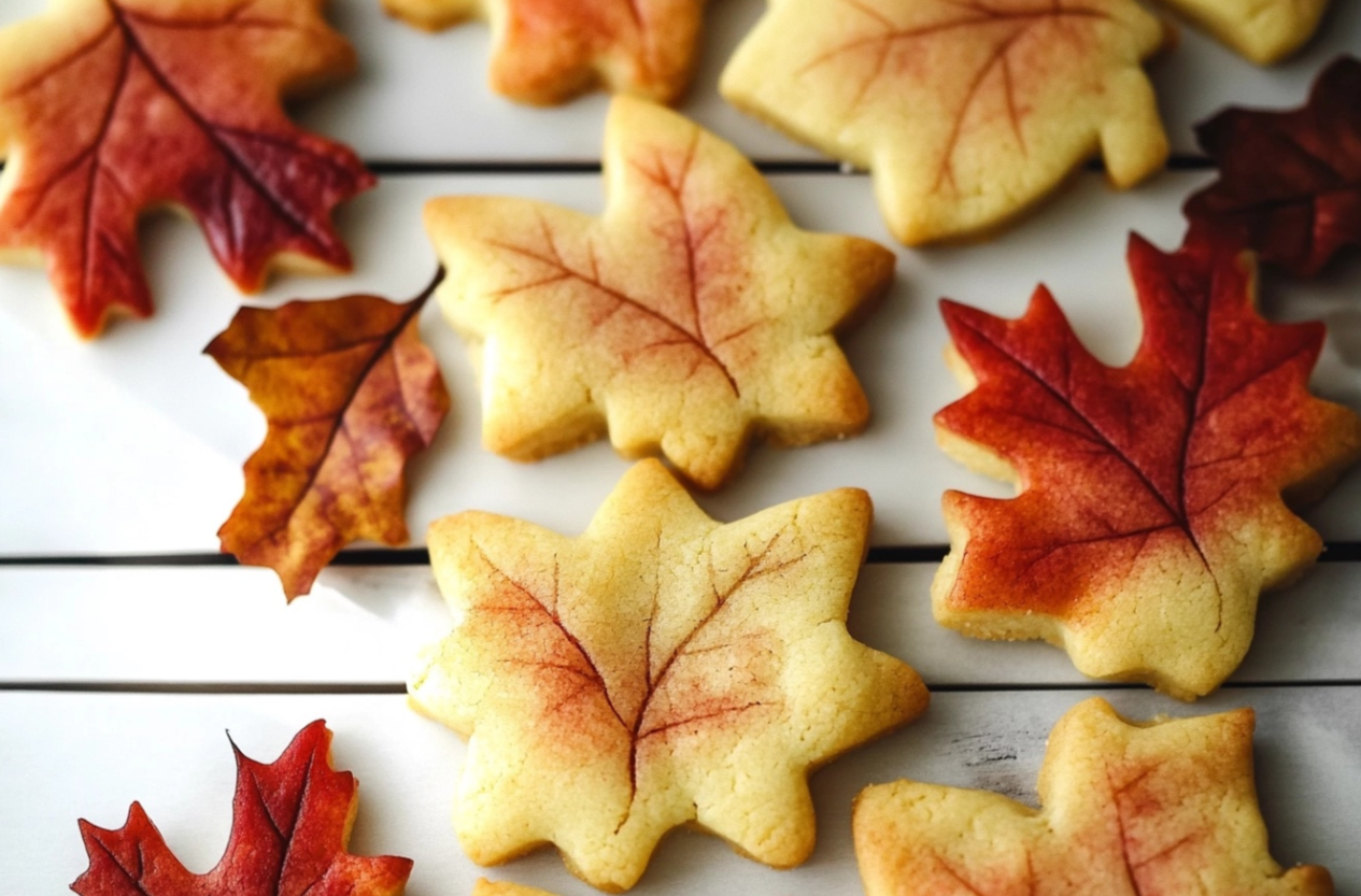 Delicious Autumn Leaf Sugar Cookies with Maple Syrup: A Fall Treat to ...