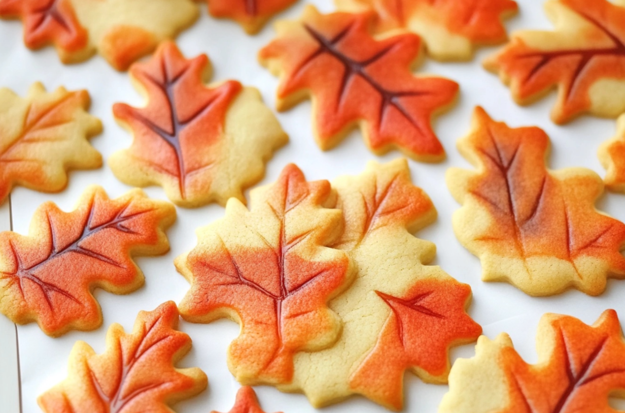 Delicious Autumn Leaf Sugar Cookies with Maple Syrup: A Fall Treat to ...