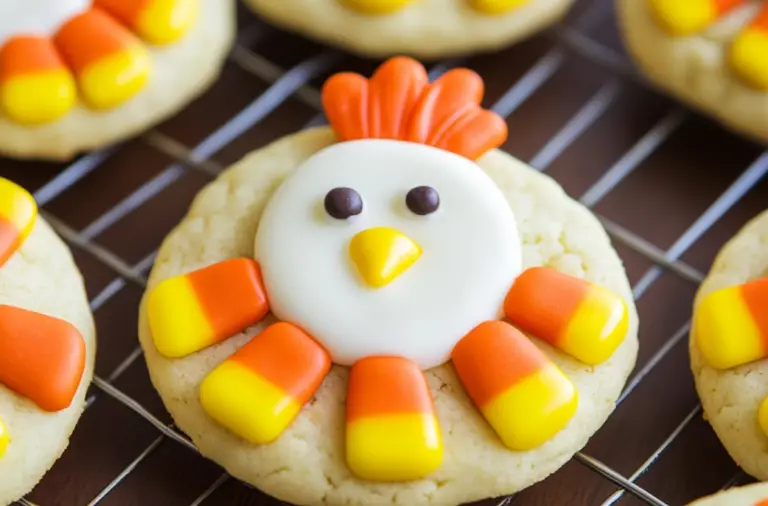 Deliciously Fun Candy Corn Turkey Cookies: A Festive Recipe for Fall ...