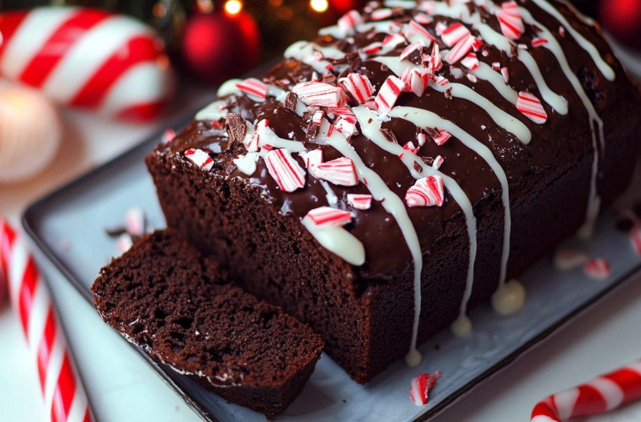 Deliciously Easy Chocolate Peppermint Loaf Recipe for the Holidays ...