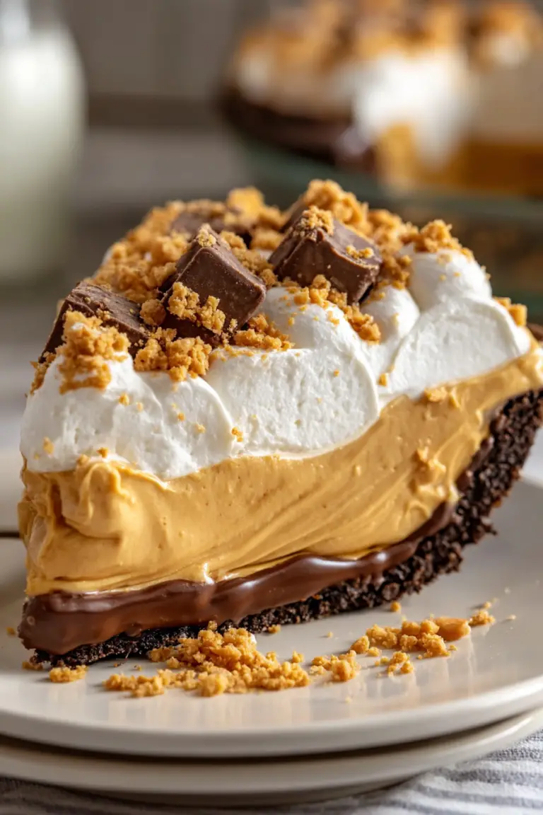 Amish Peanut Butter Cream Pie - Cooking White